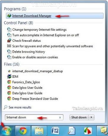 IDM - Clear list downloaded files