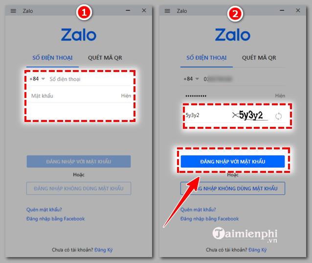 Sign Zalo, Login Chat Zalo on computer