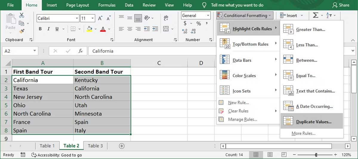 How To Compare Two Columns In Excel